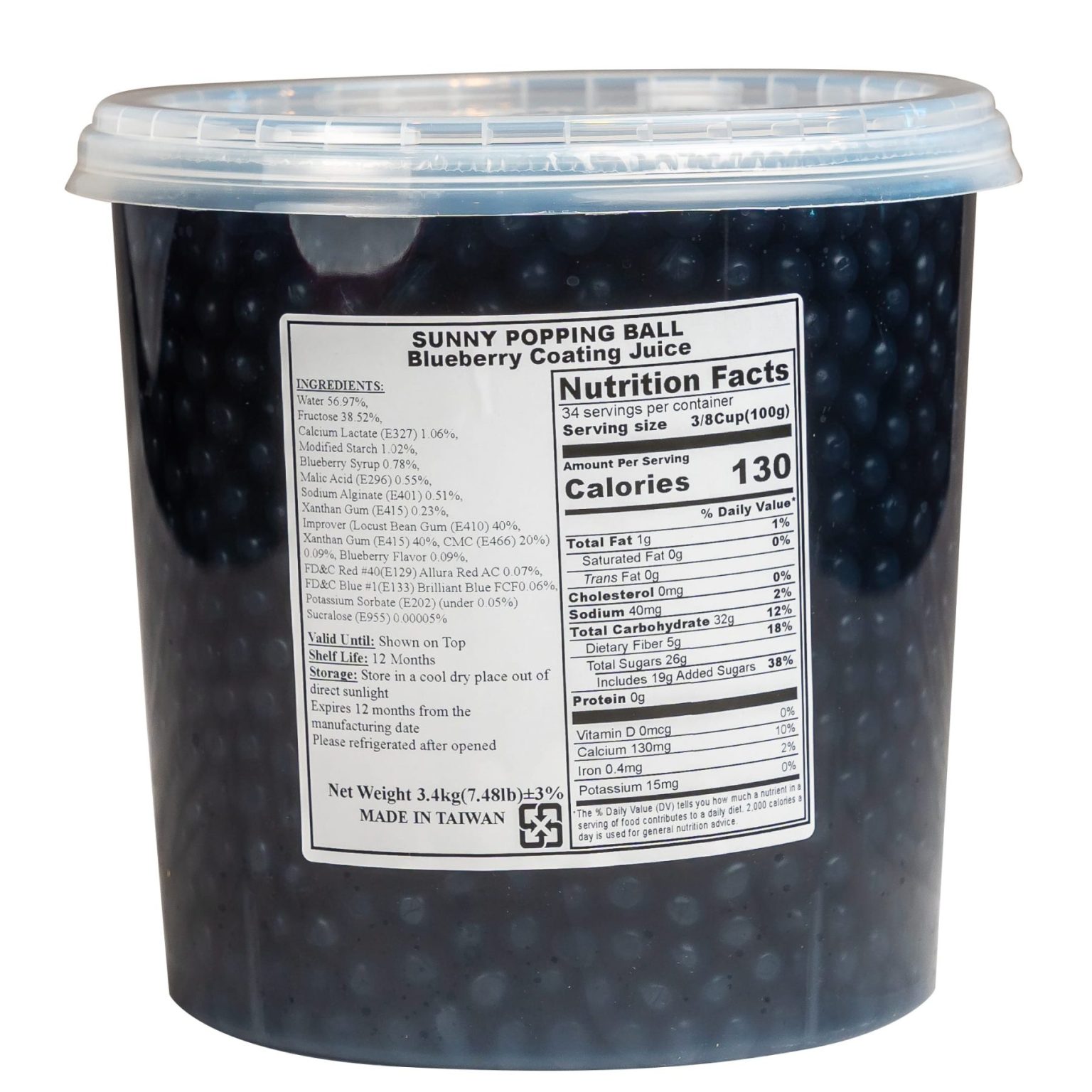 Blueberry Popping Boba - Tapio Tea Company