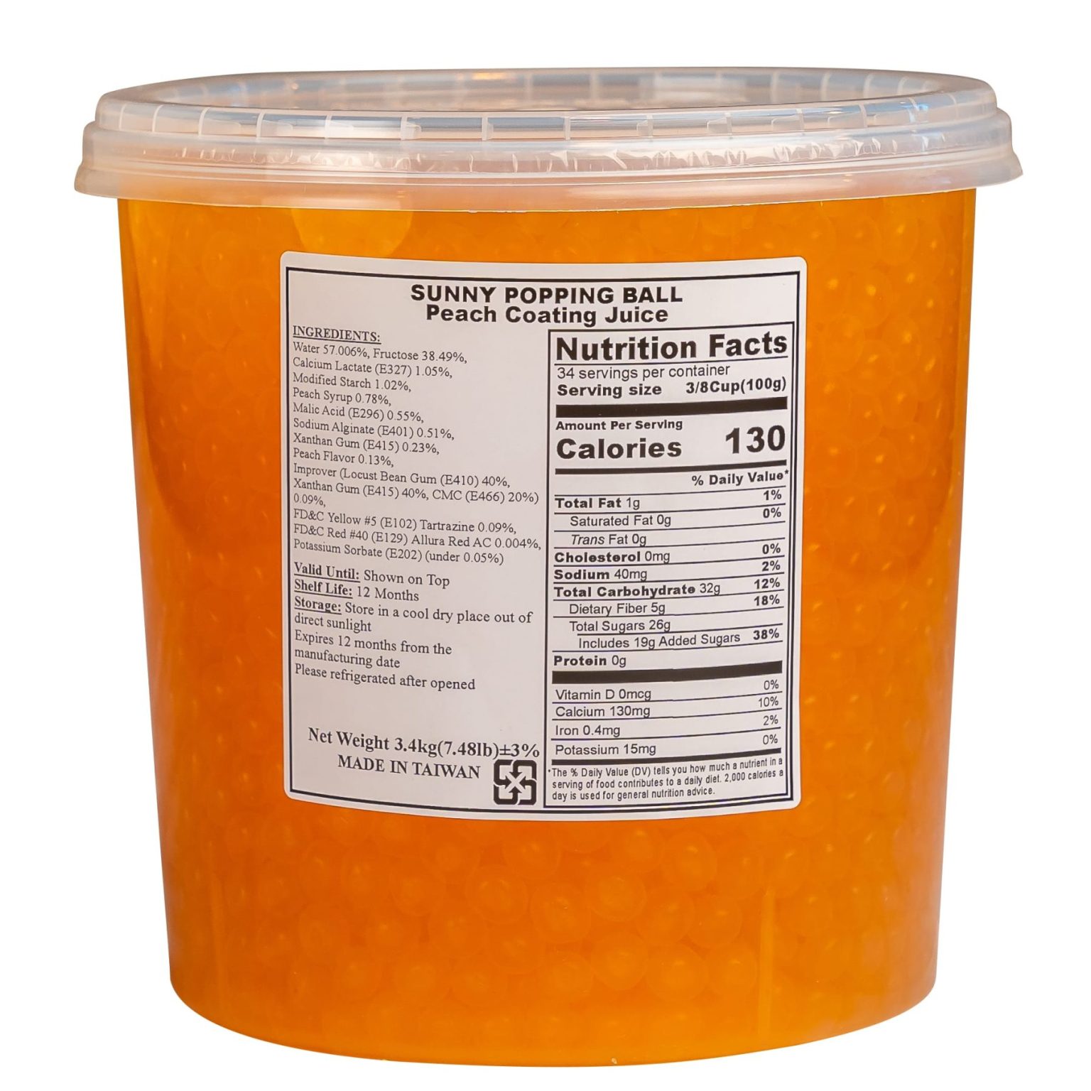 Peach Popping Boba - Tapio Tea Company