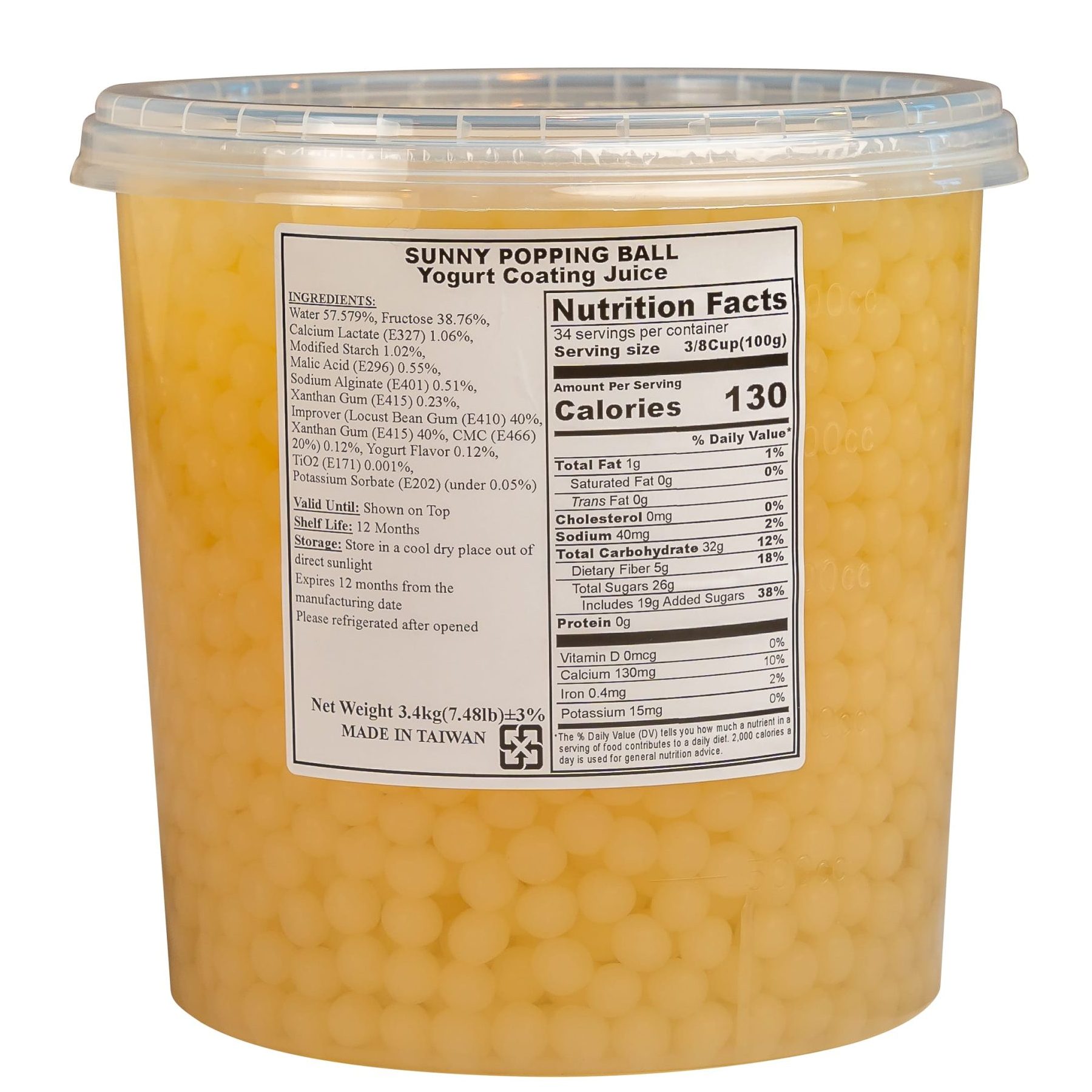 Yogurt Popping Boba - Tapio Tea Company